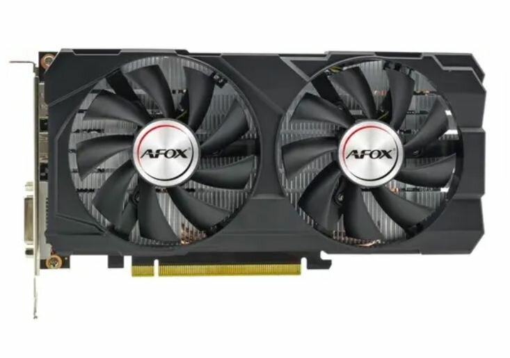 Видеокарта AFOX NVIDIA GeForce RTX 2060 Super (AF2060S-8192D6H4-V2) - PCI-E 3.0, 8 ГБ, GDDR6, 256 бит, DisplayPort, DVI-D, HDMI, GPU 1470 МГц