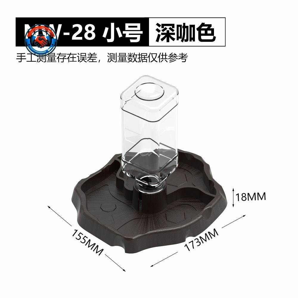 Миска для корма и воды рептилий с низкими бортами — широкая безопасная поилка для ящериц, черепах и гекконов