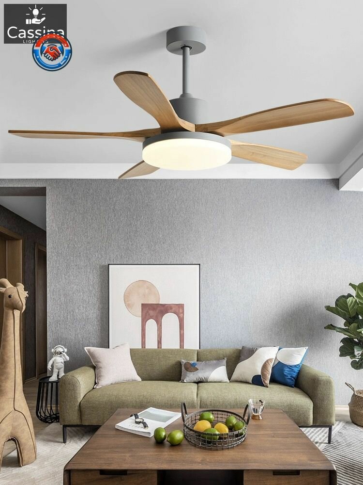 Светодиодная люстра-вентилятор с пультом, потолочный светильник-вентилятор для спальни и гостиной, регулировка яркости и скорости