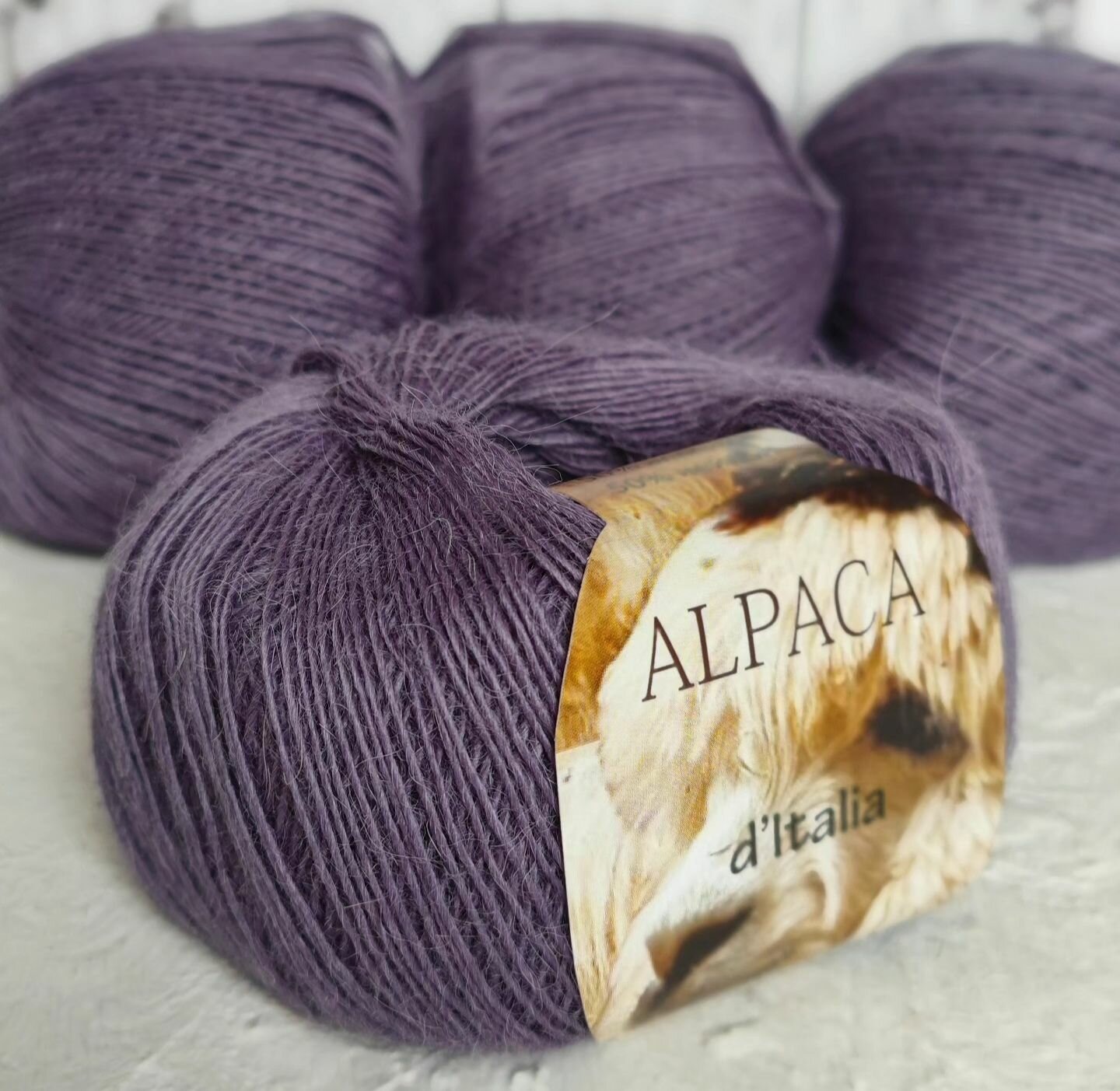 Альпака де Италия (50% альпака) 50гр*300м*5шт йогурт 17