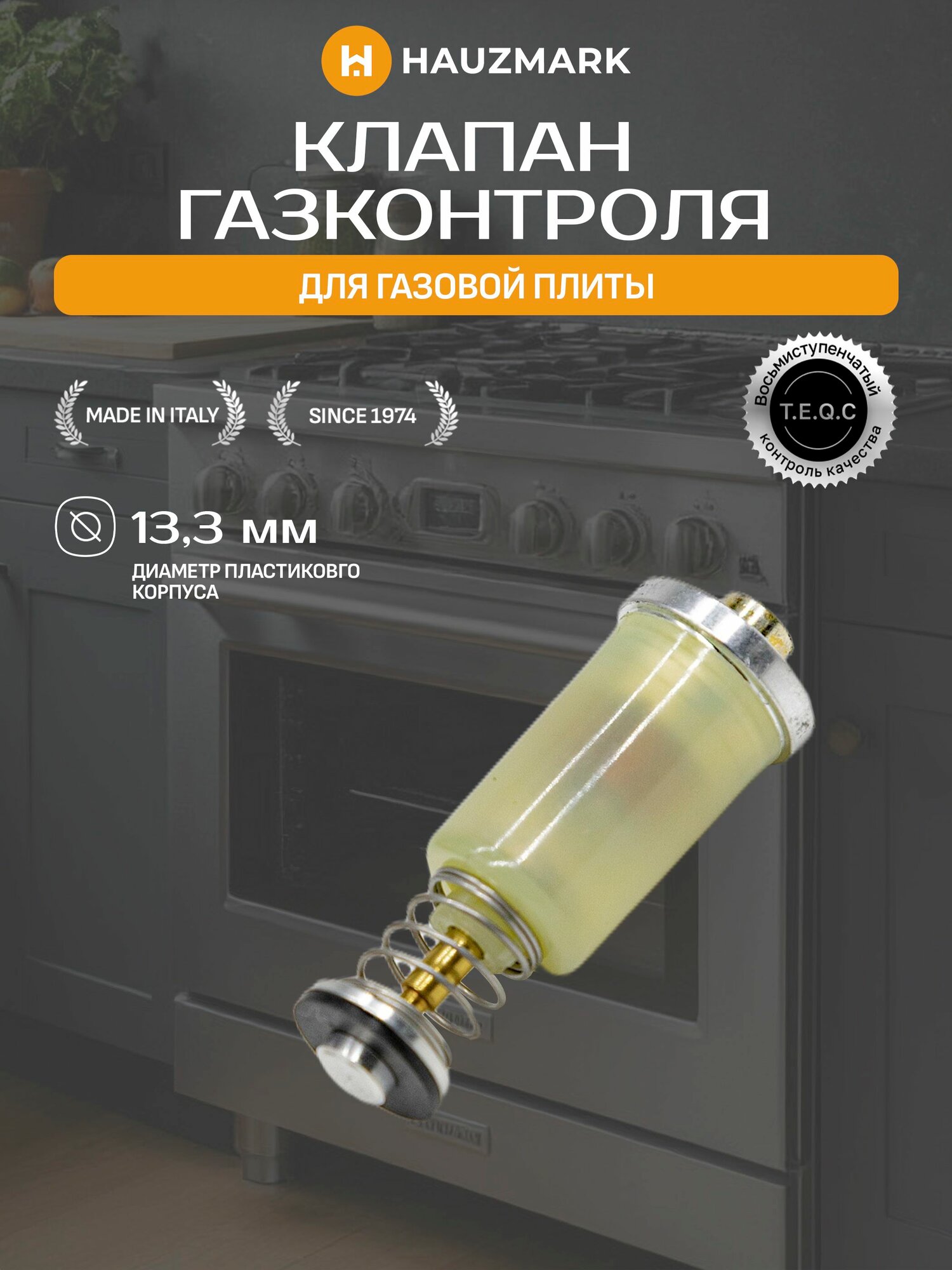 Клапан газконтроля для газовой плиты D13.3 Y0062 WC204