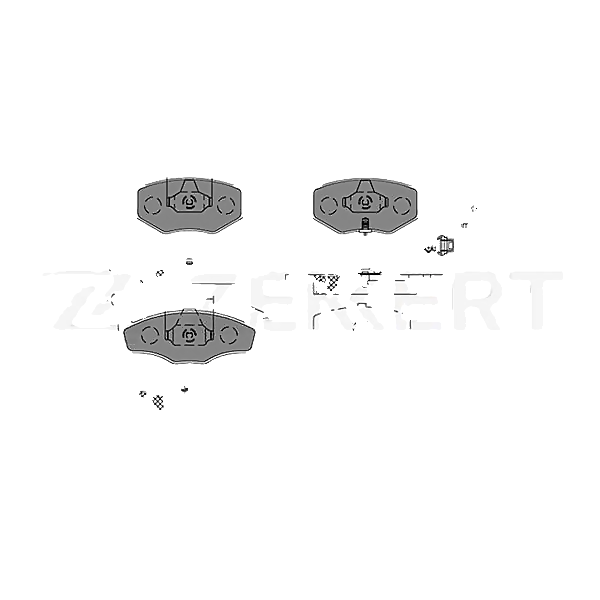 ZEKKERT bs-1573 (6Q0698151B) колодки торм. диск. передн. с датчиком Skoda (Шкода) Fabia (Фабиа) (6y2 6y3 6y5)