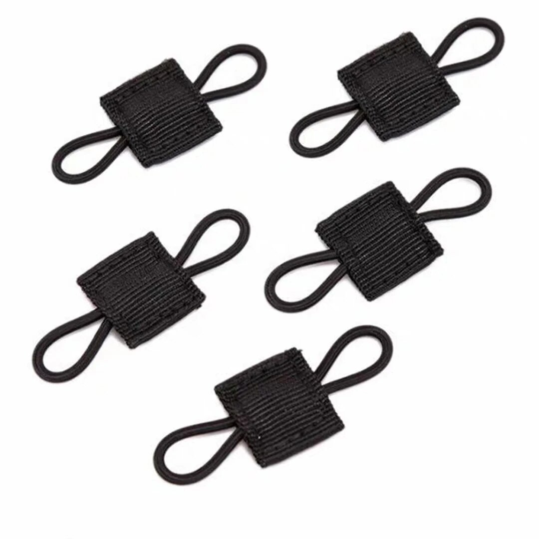 Тактические крепления Molle из нейлона 5 шт. black