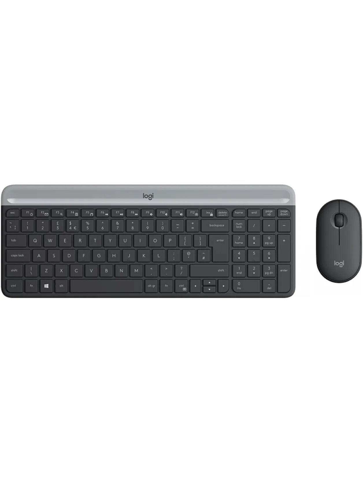 Комплект Logitech MK470 Graphite, клавиатура + мышь, цвет графит