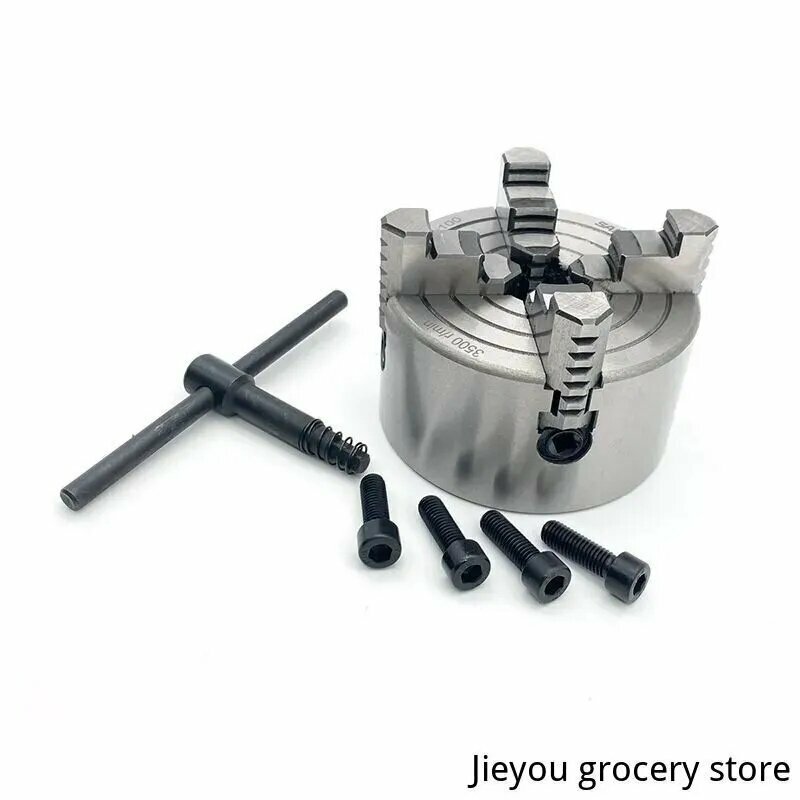 Прочный 4-кулачковый токарный патрон K72-100 SANOU ручной тип независимый патрон 100 мм для небольшого токарного станка