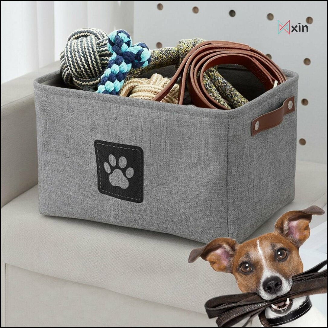 Корзина для игрушек собак мелких, средних и крупных пород, Корзина для игрушек собак мелких,