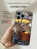 Чехол на Apple iPhone 13 Pro / Айфон 13 Про с принтом "Капибары отмокают"