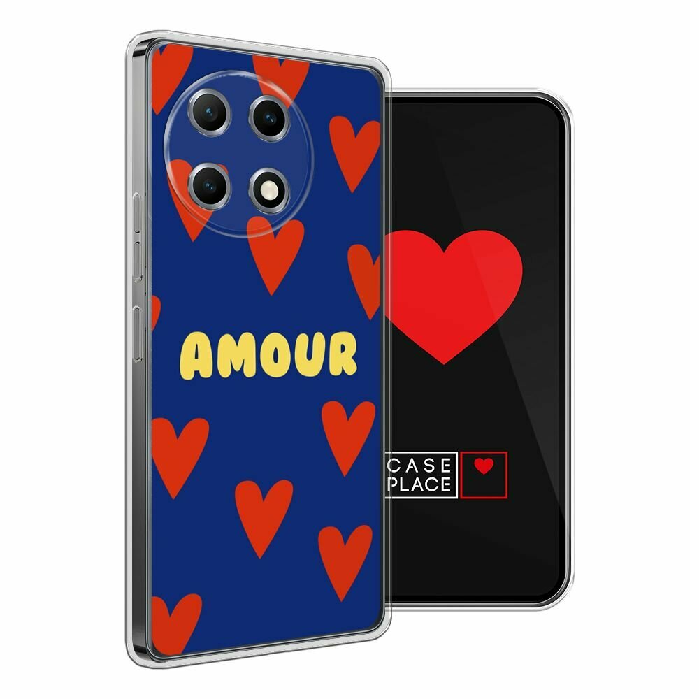 Чехол на Tecno Camon 30S / Текно Камон 30S с принтом "Amour art - 14 февраля" — фото 1