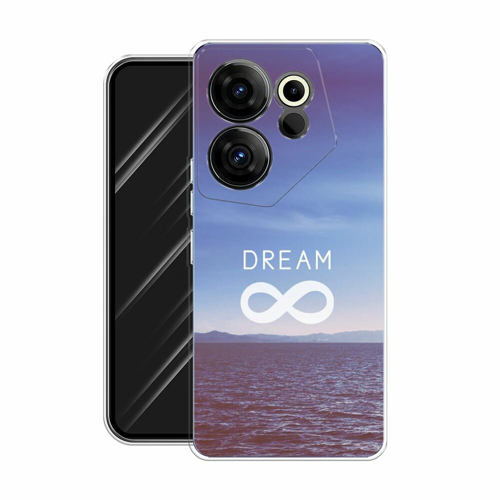 Чехол на Tecno Camon 20 Premier / Текно Камон 20 Премьер с принтом "Dream бесконечность" — фото 1