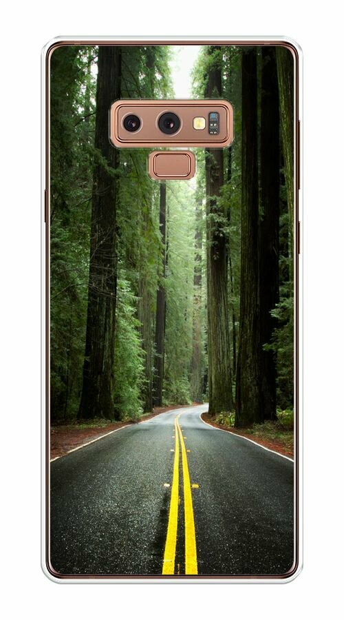 Чехол на Samsung Galaxy Note 9 / Самсунг Галакси Нот 9 с принтом "Лес 17"