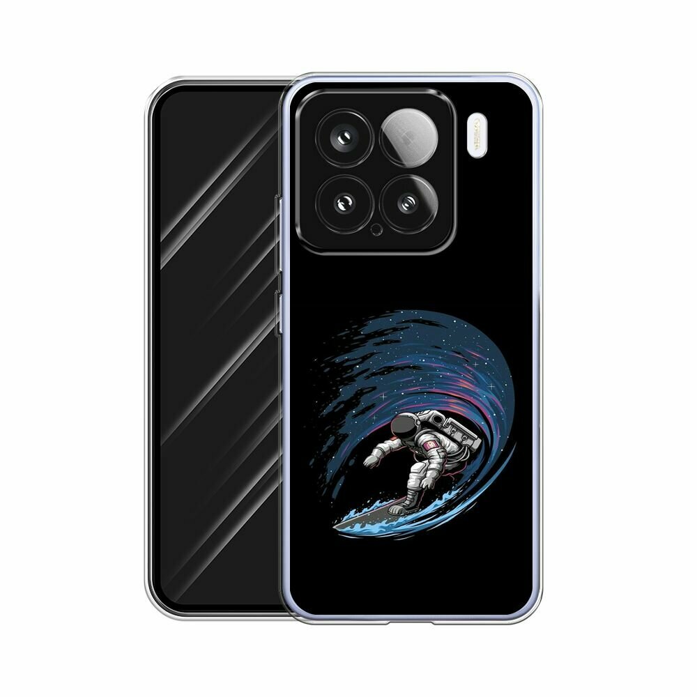 Чехол на Xiaomi 15 / Сяоми 15 с принтом "Космонавт на серфе" — фото 1
