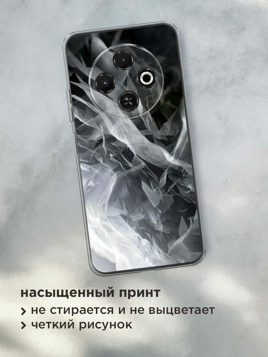Чехол на Tecno Spark 30C / Текно Спарк 30C с принтом "Абстракция 9" — фото 1