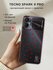 Чехол на Tecno Spark 9 Pro / Техно Спарк 9 Про с принтом "Red hearts", прозрачны...