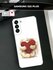 Чехол на Samsung Galaxy S22 + / Самсунг Галакси S22 Плюс с принтом "Мишка с серд...