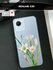 Чехол на Realme C30 / Реалми C30 с принтом "White lily", прозрачный
