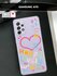 Чехол на Samsung Galaxy A73 / Самсунг Галакси А73 с принтом "Happy lovely", проз...