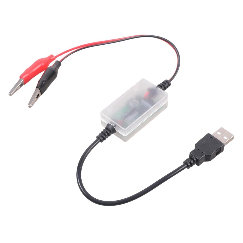 Кабель для Аварийной Зарядки Автомобильного аккумулятора Гибкий Кабель питания с Интеллектуальными Зажимами и светодиодной индикаторной лампочкой состояния для автомобилей 12 В