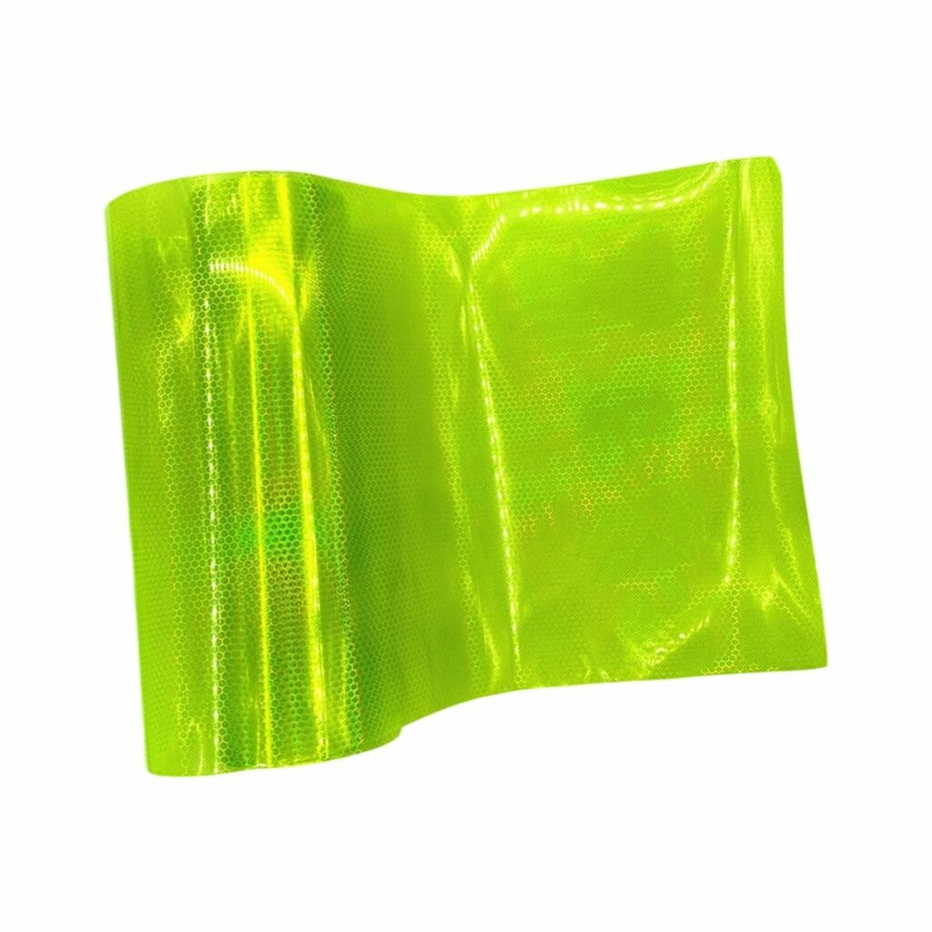 Автомобильная лазерная сотовидная пленка для фар, пленка для задних фонарей-флуоресцентно-желтая