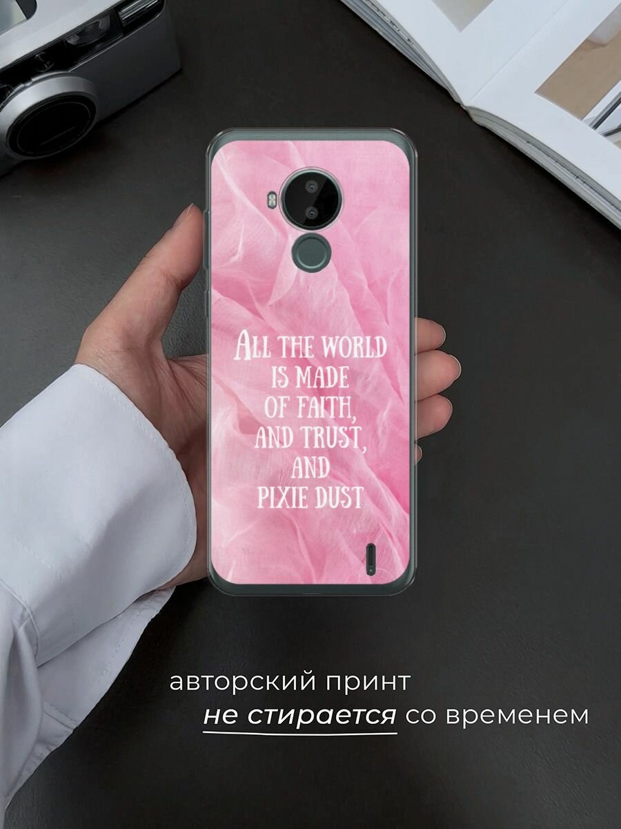 Чехол на Nokia C30 / Нокия C30 с принтом "Pixie dust - 8 марта" — фото 1