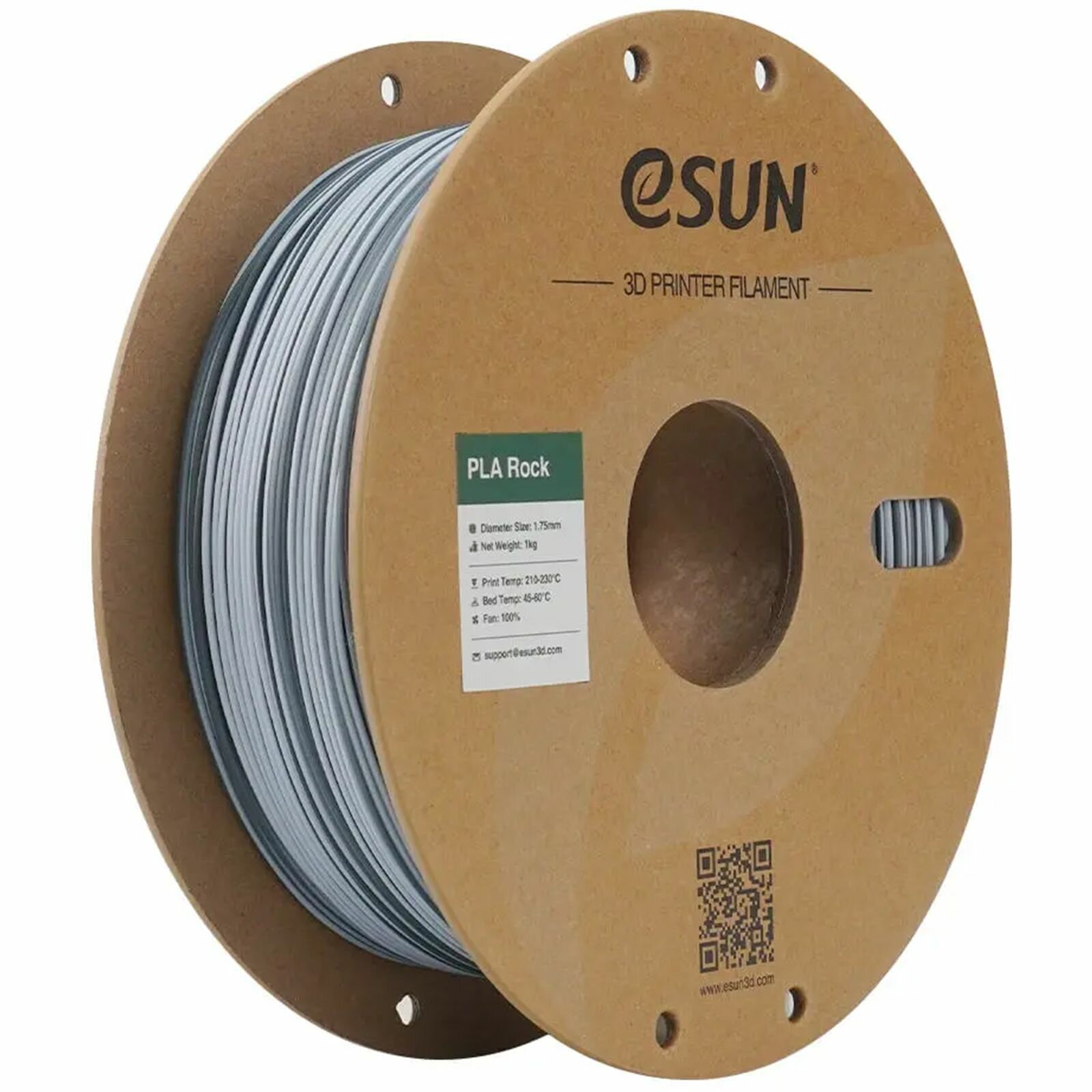 Катушка PLA Rock ESUN, 1.75 мм, 1кг, limestone PLA ROCK-P175LR1