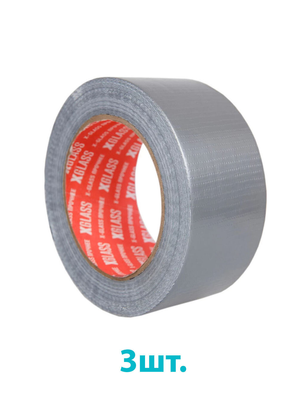 Лента монтажная ТПЛ армированная 50 мм 50 м серая (3 шт.)