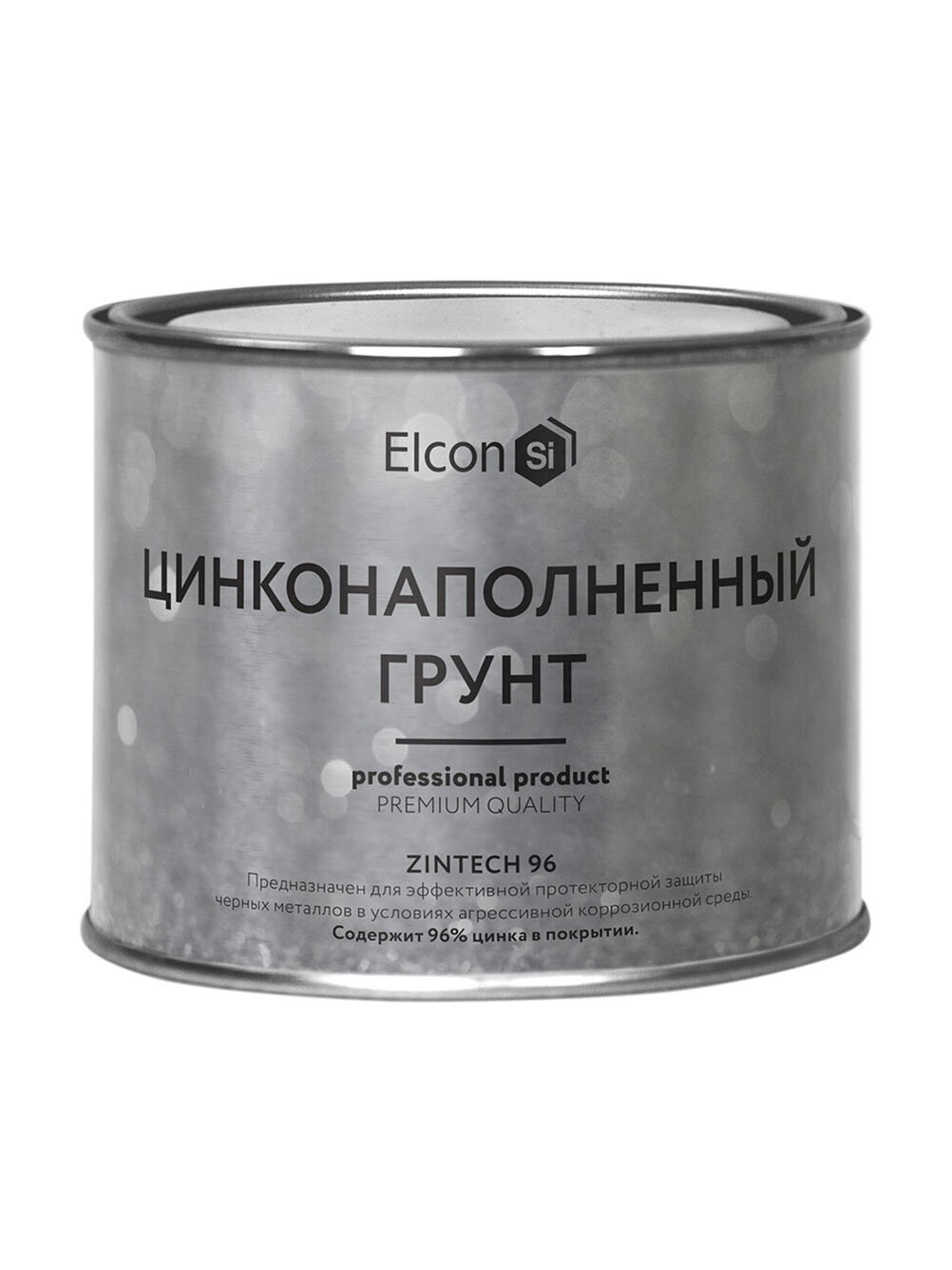 Грунт-эмаль цинконаполненная 96 серая матовая 1 кг