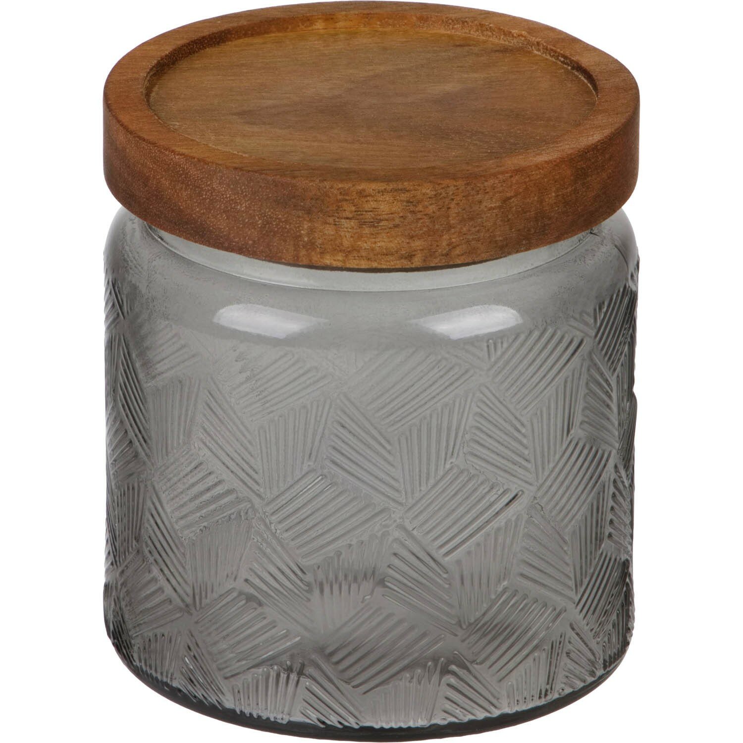 Банка для хранения Leonord Amaretto, 500 мл, стекло/дерево, герметичная крышка