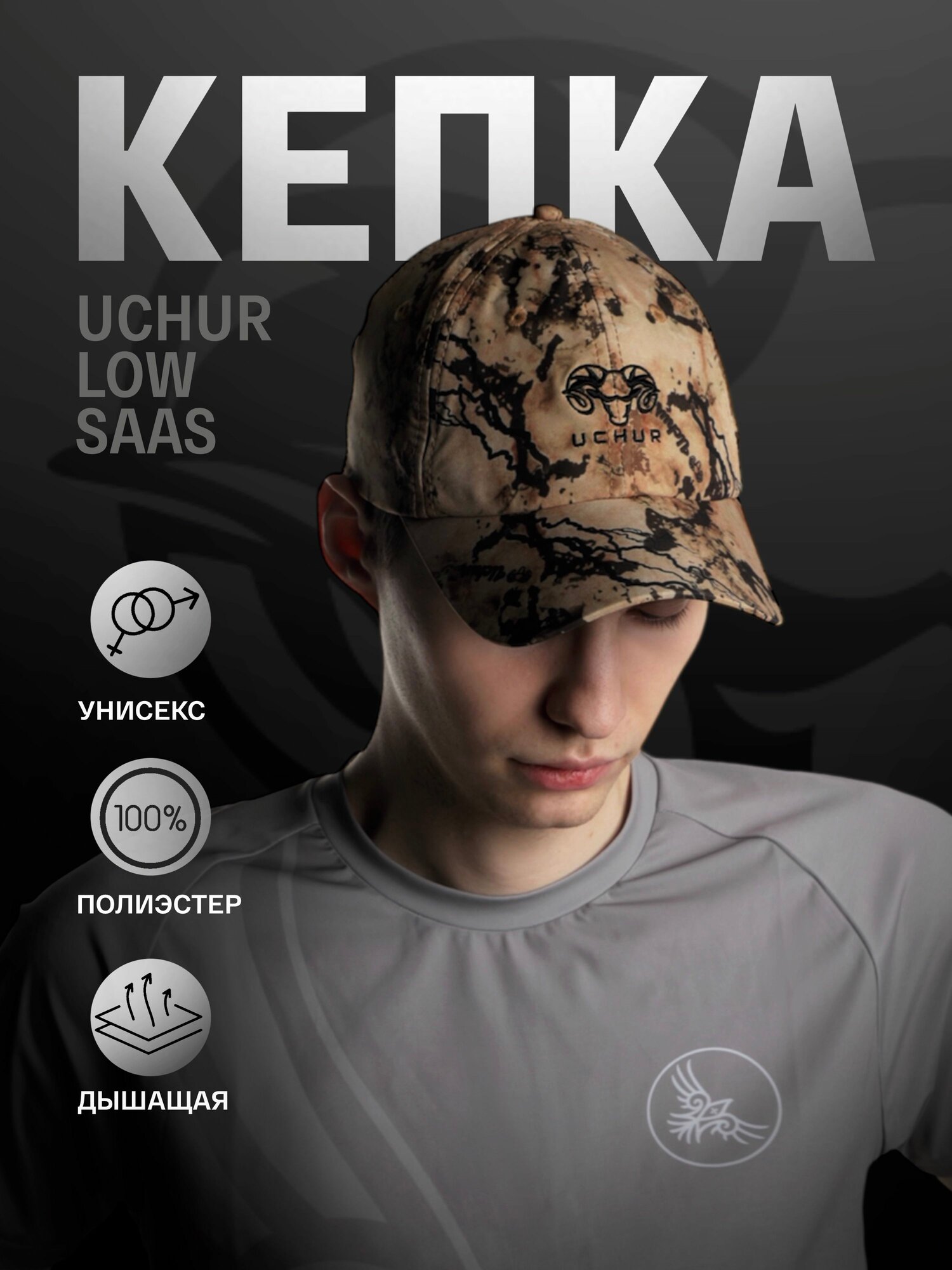 Кепка для велоспорта UCHUR Базовая коллекция для мужчин и женщин
