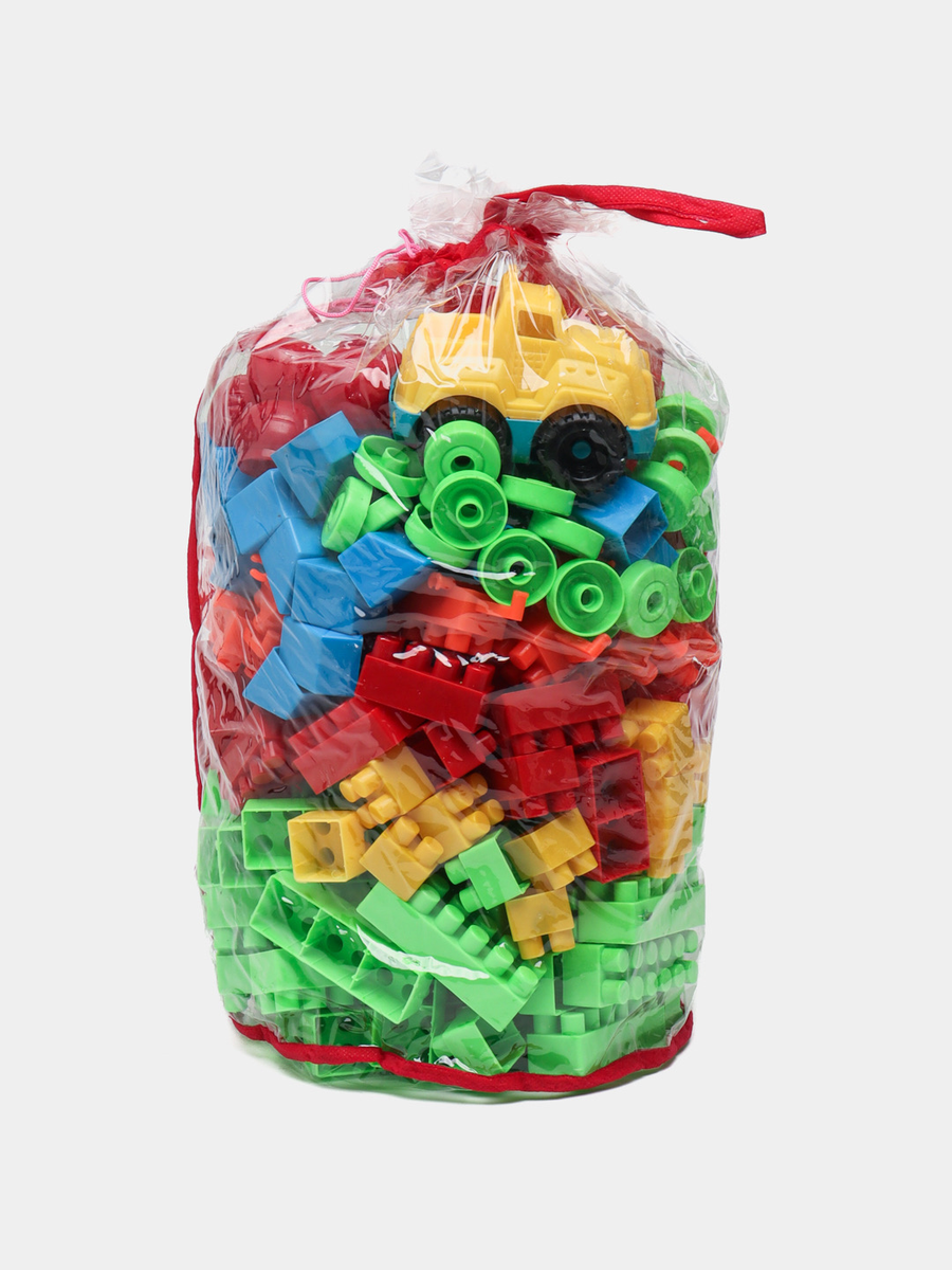 Конструктор пластиковый 250 деталей, большие блоки, для детей 3+, развивает фантазию и моторику