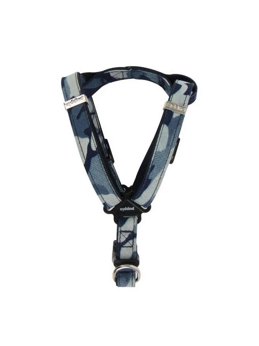 Шлейка для собак "Bobby X", синий камуфляж