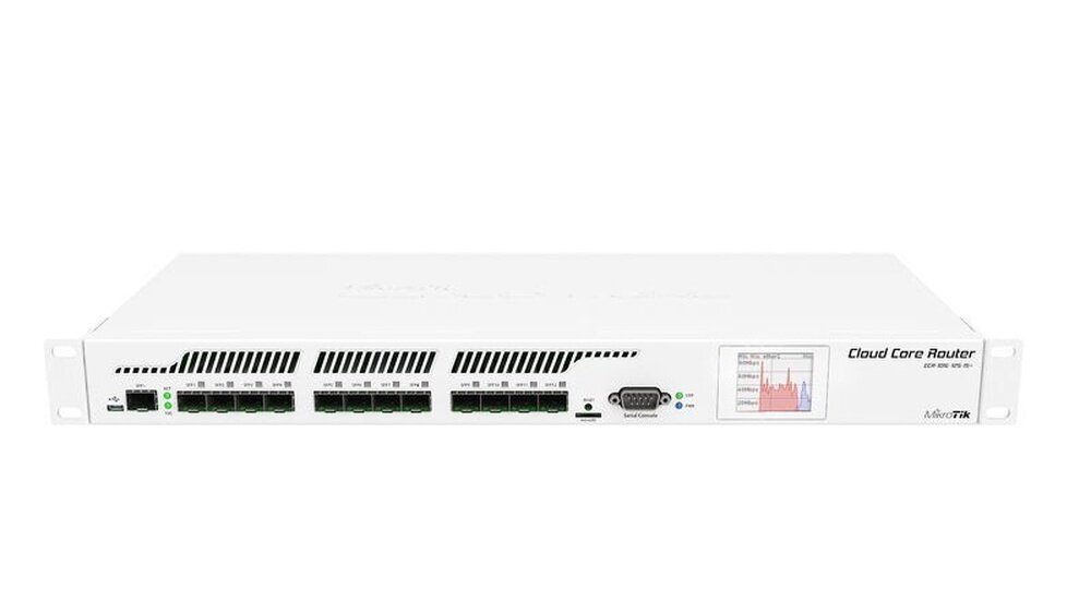 Маршрутизатор MikroTik CCR1016-12S-1S+, 12 SFP-портов, 10Gbps, белый