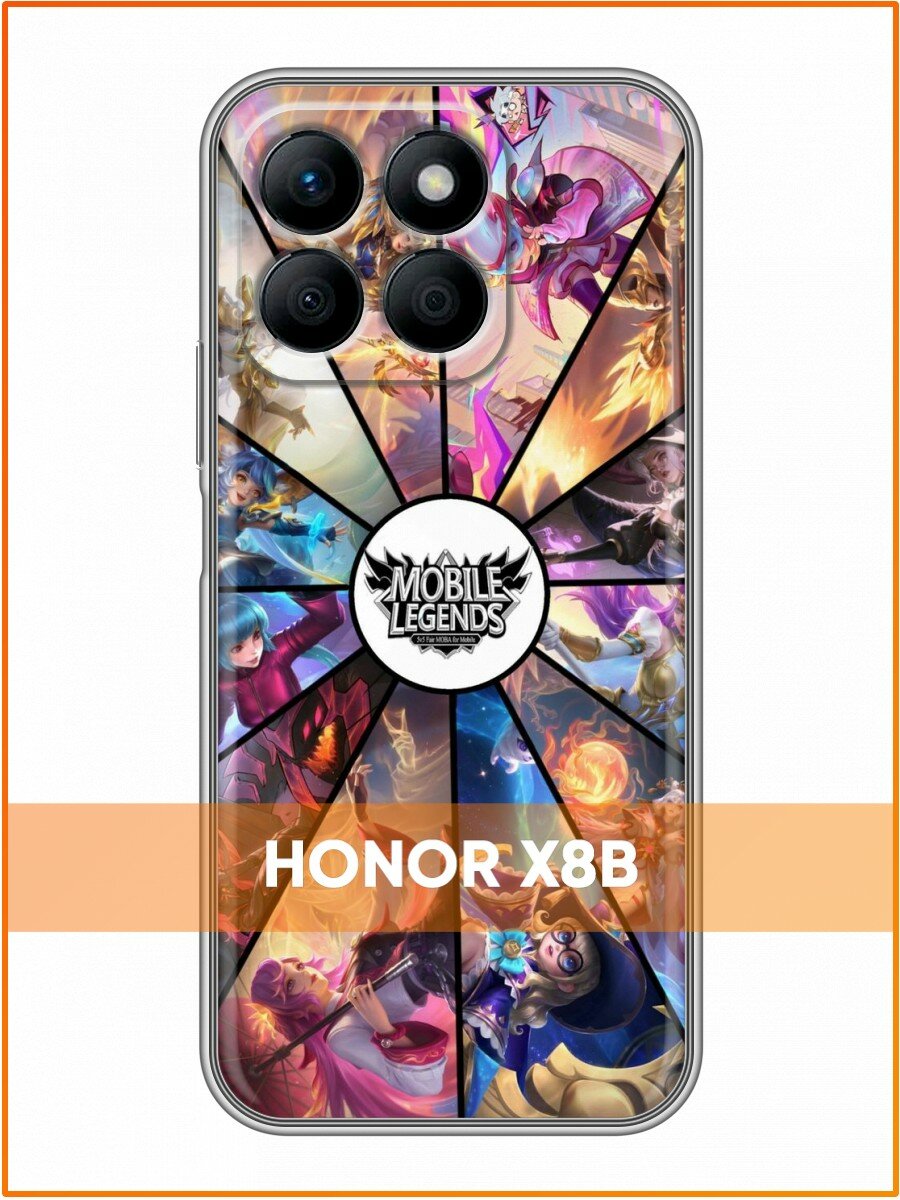 Чехол для Honor X8b с принтом для мальчиков Mobile Legends (Хонор Х8б)