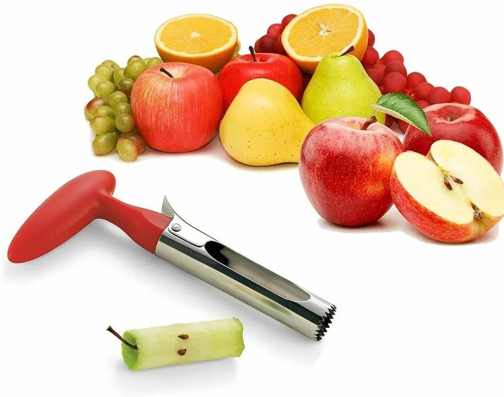 Эксклюзивный девайс для удаления косточек из фруктов, красный, 1 шт