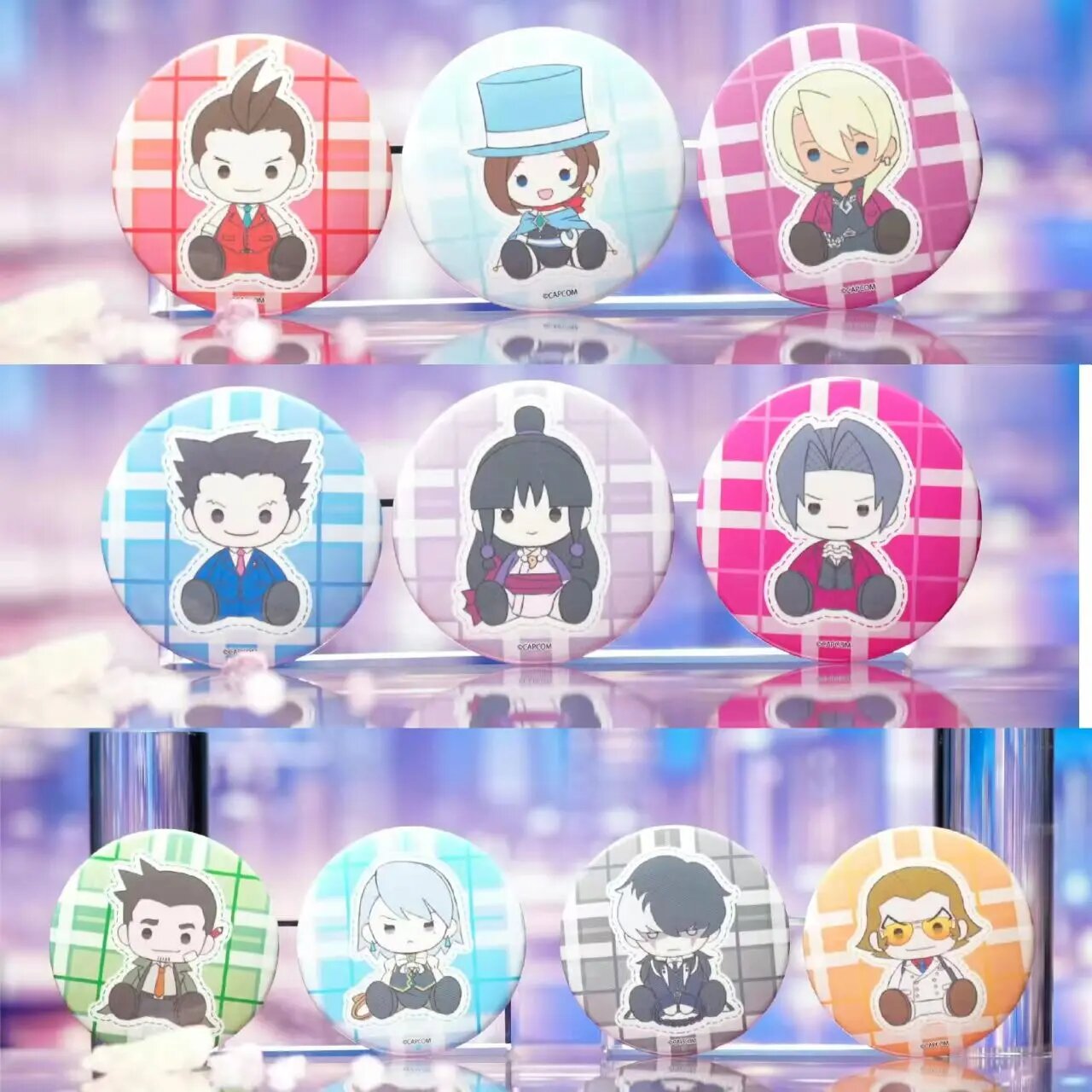 Косплей брошь Ace Attorney random 1 C