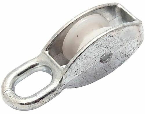 Блок одинарный 12мм (1шт) 611,8кг шкив d 50мм, А09381