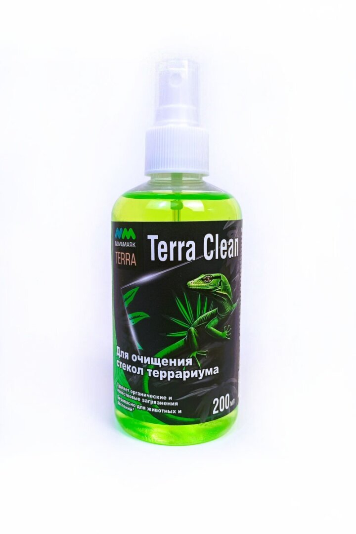 Средство для чистки стекол террариума NOVAMARK TERRA CLEAN 200мл
