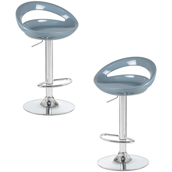 Стул барный Dobrin DISCO (серый)(2 шт/уп)