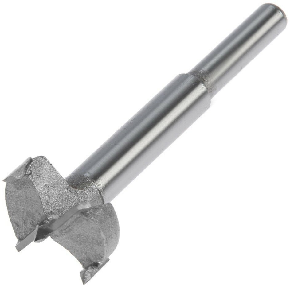 Сверло Форстнера тундра, твердосплавные пластины, цилиндрический хвостовик, 24 мм