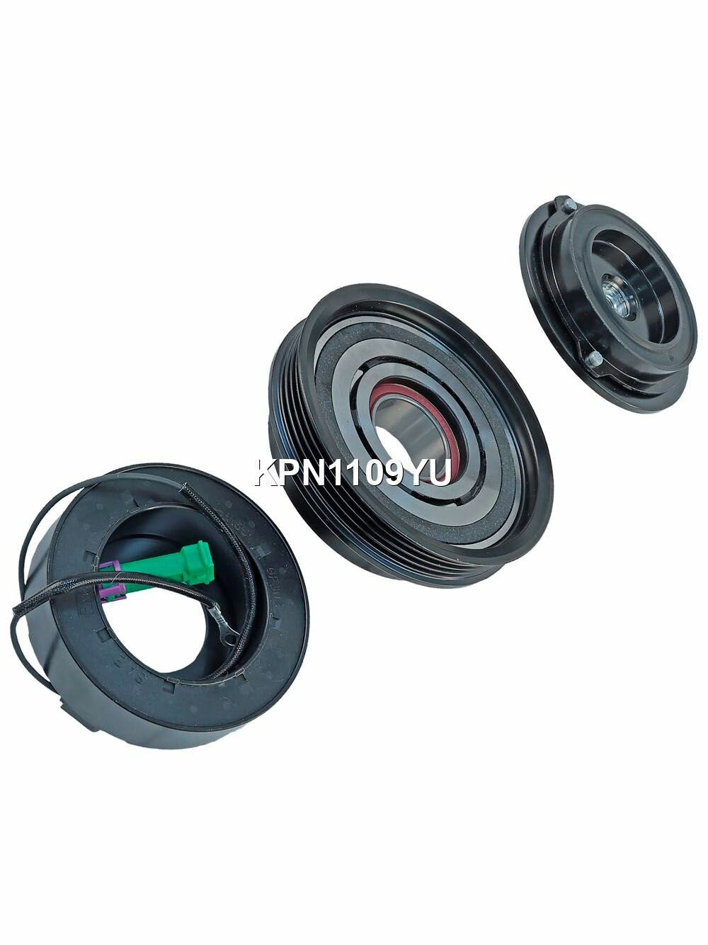 Шкив компрессора кондиционера в сборе Audi A4 A6 A8 Skoda Superb Volkswagen Passat