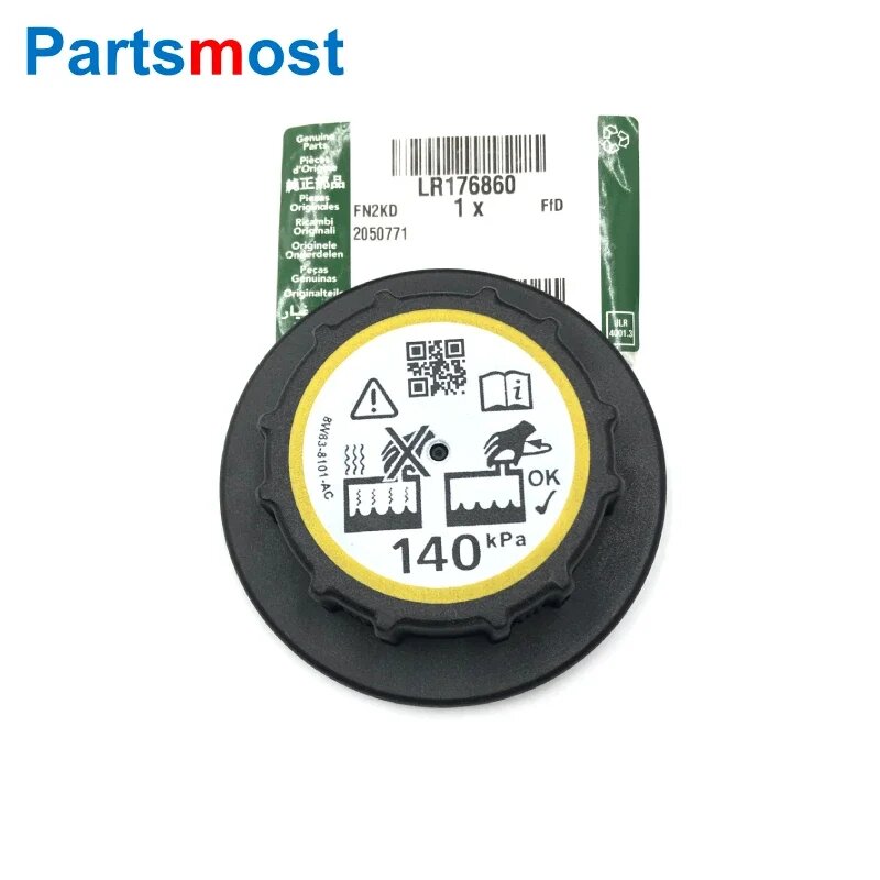 LR017427 T2H57759 LR176860 OE 140 кПа Крышка расширительного бачка радиатора Крышка резервуара для Discovery 4 Range Rover Velar RR Sport Jaguar