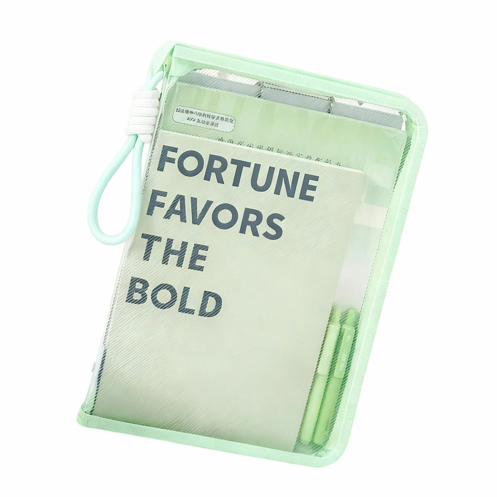 Многофункциональный прозрачный органайзер для документов с ручкой