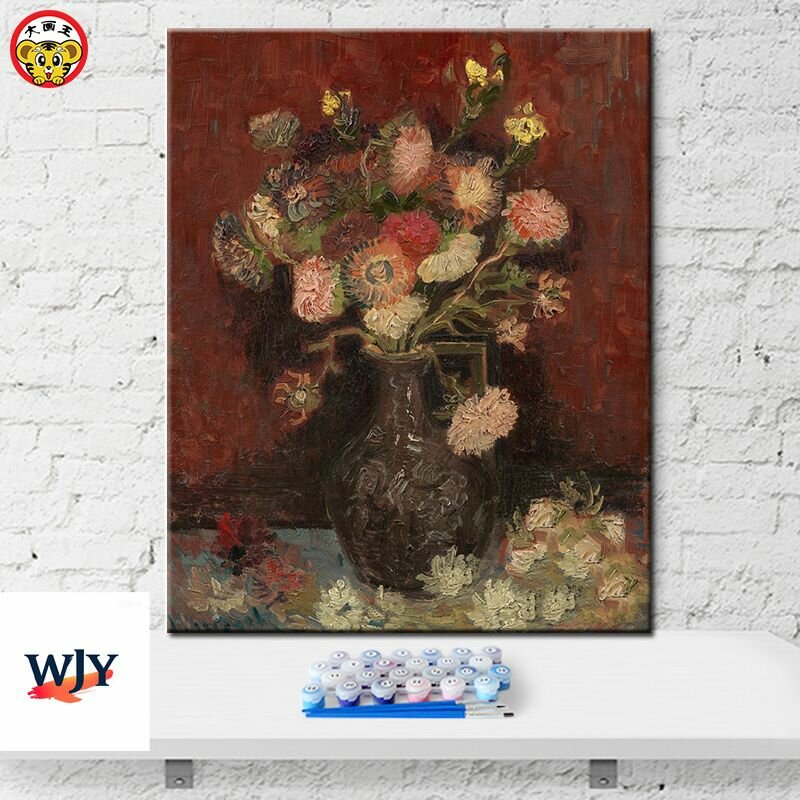 Цифровая масляная живопись (с рамкой + краски + кисти) 40*50 см