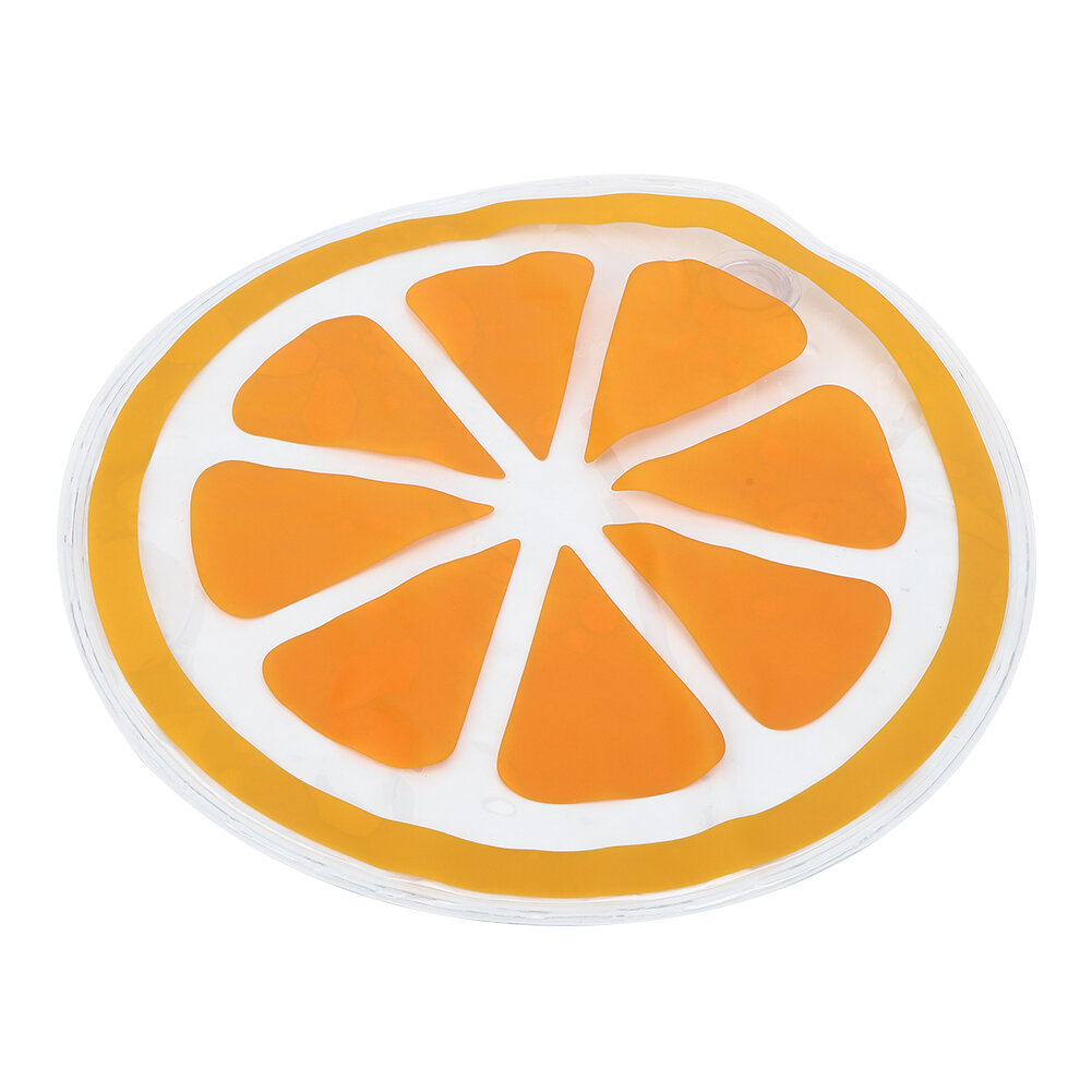 Портативный охлаждающий водяной матрас круглый надувной коврик для кемпинга и походов, оранжевый