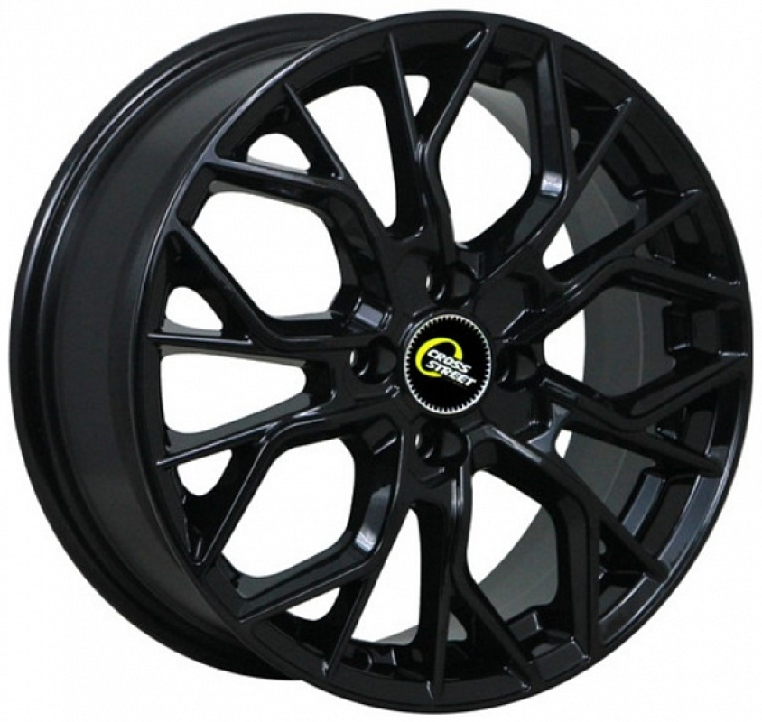 Диск колесный Cross Street CR-19 6,5x16 4x98 Dia58.6 ET38 цвет BL (черный глянцевый)