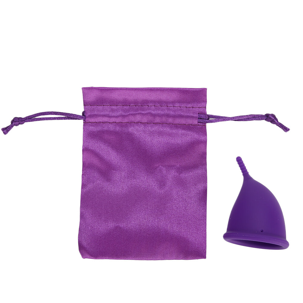 Многоразовая силиконовая менструальная чаша, мягкая, для женского здоровья.