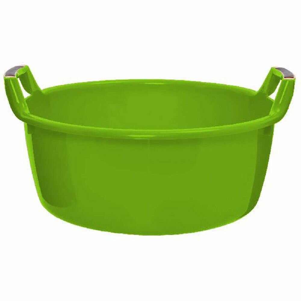 Таз круглый с ручками 16л /Полимербыт