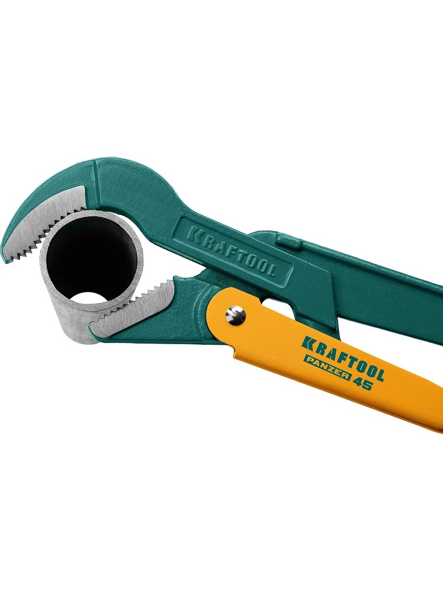 PANZER-45, №1, 1″, 330 мм, трубный ключ с изогнутыми губкам