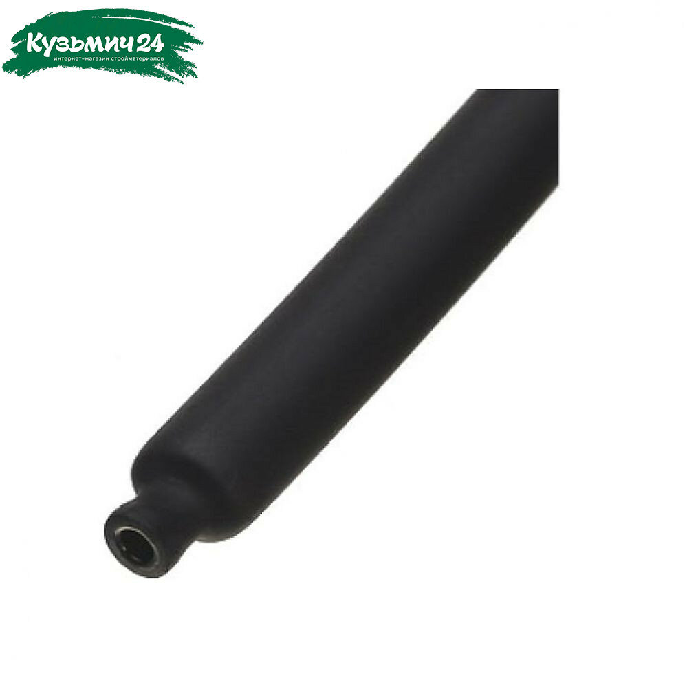 Трубка термоусадочная клеевая ТТК-(3:1)-30/10 черная 1м КВТ 59700