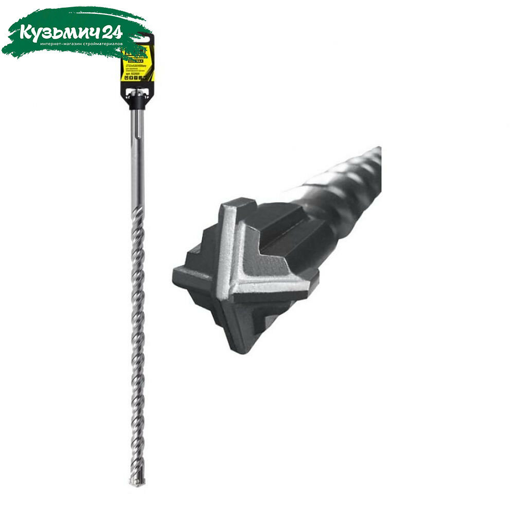 Бур Гранит SDS-MAX 22х520/400 мм Quadro-X 822520