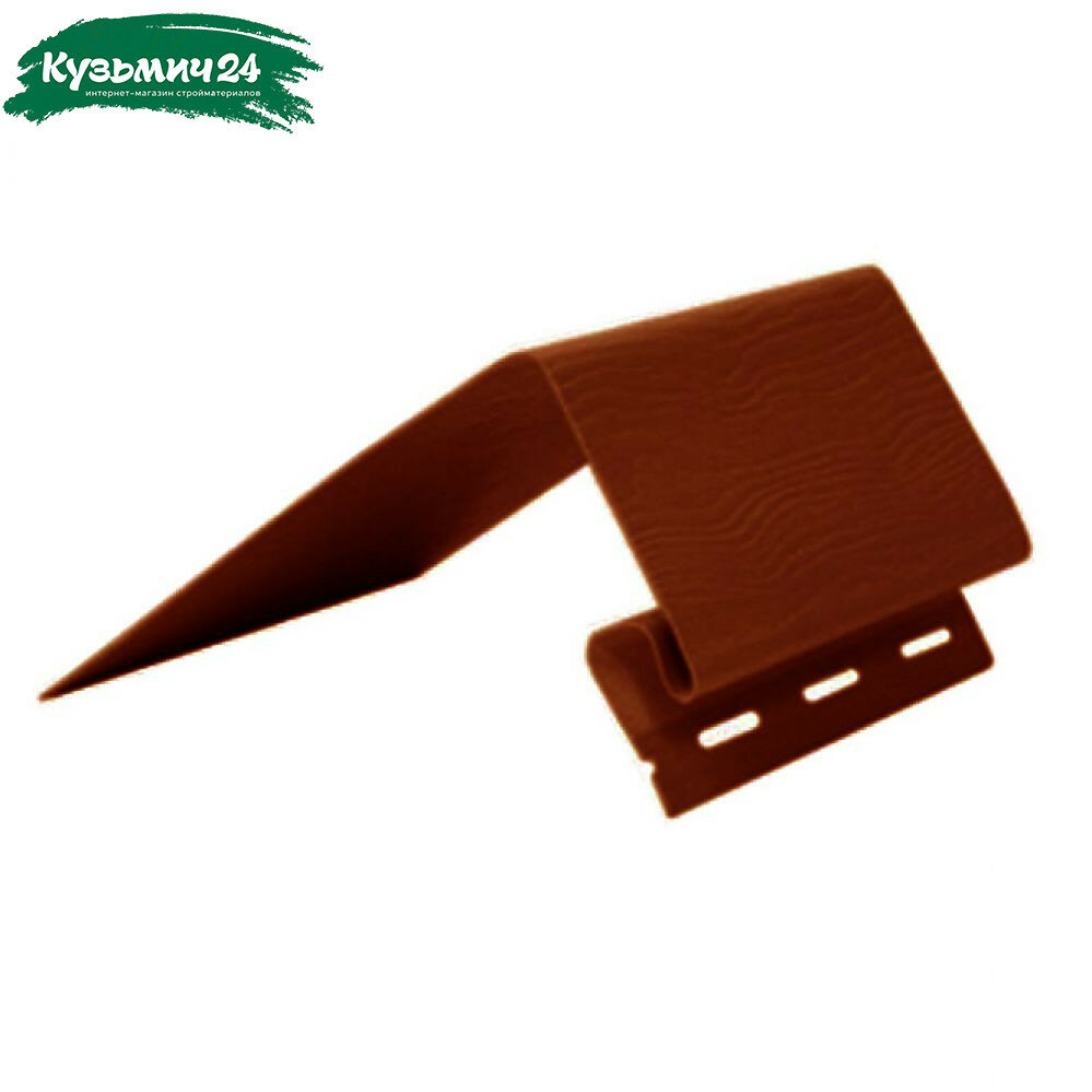 Сайдинг планка околооконная коричневая, 1 шт.